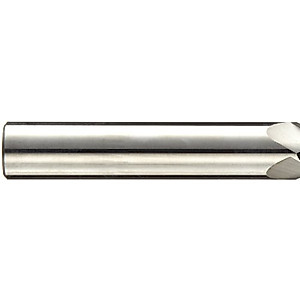 Niagara Cutter 17005449 Carbide Square Nose End Mill, Inch, Uncoated (Bright) Finish, Roughing and Finishing Cut, 30 Degree Helix, 4 Flutes, 2' Overall Length, 0.250' Cutting Diameter, 0.250' Shank Diameter