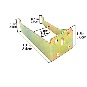 Fire Extinguisher Bracket - (Lot of 2) Fork Style, Wall Hook, Mount, Hanger for 5 to 13lb. Extinguishers with Valve Body Slots