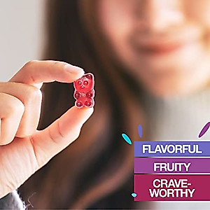 Sugar-Free Gummy Bears Keto Candy - Assorted Fruit Flavors Keto Snacks - Vegan Gummy Bears, Gluten-Free, Low Carb, Keto-Friendly, Sugar-Free Gummies - Bulk 2 LB