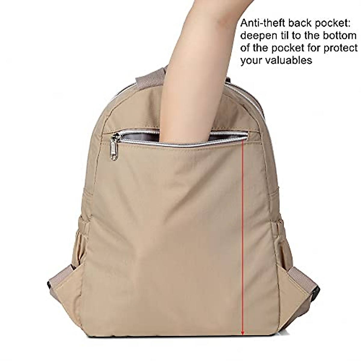 SAVERRY Lightweight Small Hiking Daypack Nylon Mini Backpack for Women and Girls Outdoor Travel