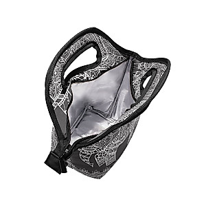 Lunch Bag Tote Ethnic Elephant Lunch Box Neoprene Insulated Gourmet Tote Cooler Warm Pouch For Teens Girls Boys Women Men