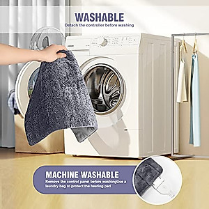 Danamix Heating Pad for Back Pain and Cramp Relief,Extra Large 12" x 24" Size Electric Heating Pad for Shoulder Neck Pain, 6 Temperature Level and 2Timer Settings Auto Shut Off.