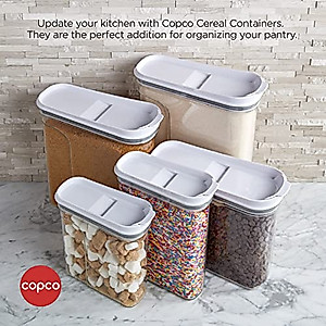 Copco Cereal Storage Container, 2.64-Quart, Clear