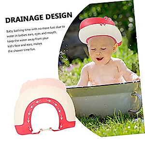 Toyvian 3pcs Children's Shampoo Cap Shampoo Bath hat Bathing tub Kids Bathroom Safety Products bathtubs for Toddlers Infant Baby tubs Kids Shower Hats Flexible Bathing hat Fur hat