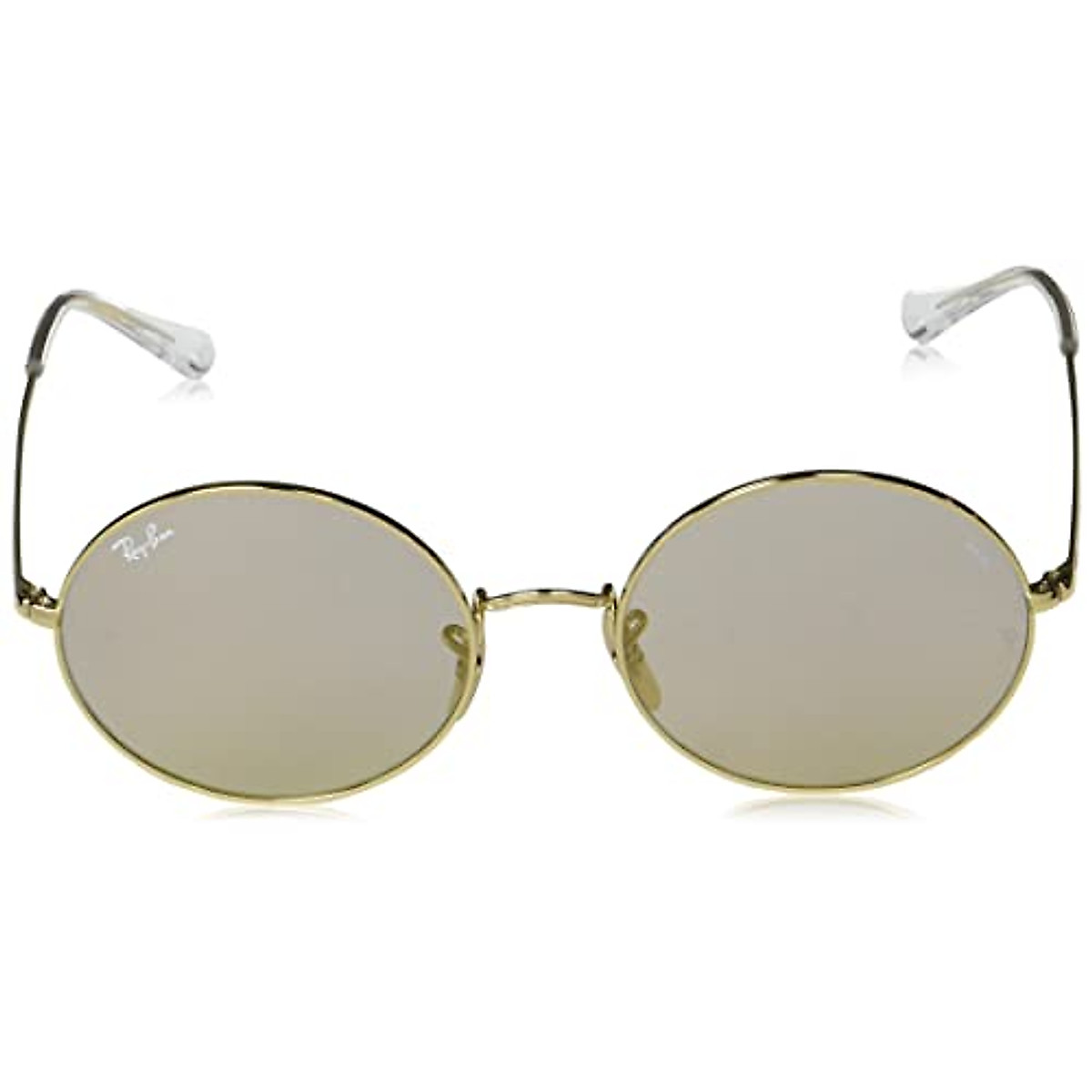 Ray-Ban Rb1970 Oval Evolve Polarized Sunglasses, Gold/Photochromic Dark Grey Mirrored Gold, 54 mm