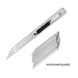 CARTINTS Vinyl Wrap Knife Set Window Film Cutter Knife Craft Knife Multi-Use Utility Blade, 4 Kinds of Cutting Tools