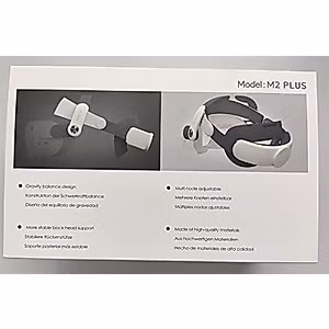 BOBOVR M2 Plus Head Strap,Compatible with Meta Quest 2,Enhanced Comfort and Reduce Facial Stress,VR Accessories（M2 Upgrade）