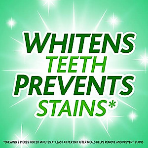 Trident White Spearmint Sugar Free Gum, 9 Pack of 16 Pieces (144 Total Pieces)