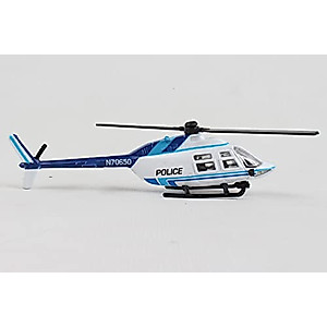 Daron Worldwide Trading Runway24 Police Bell 206 Jet Ranger