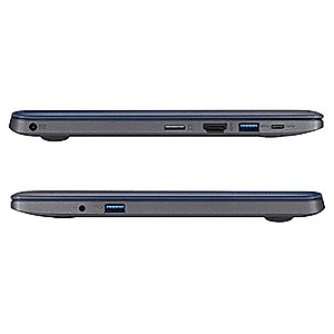 Asus Vivobook E12 Laptop Computer for Home use and Student, 11 11.6" HD LED Display, Intel Celeron N3350, 4GB RAM 64GB eMMC, Wi-Fi 5, BT 4.1, HDMI, USB, 10 Hours Battery Life, Windows 10 Home (S Mode)