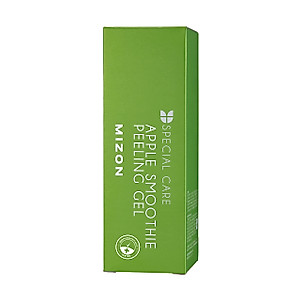 MIZON Apple Smoothie Peeling Gel,Smooth Skin, Glowing Skin, Elasticity, Natural Peeling. Mild Peeling, Gentle Exfoliation, Deep Cleansing (120ml, 4.1 fl oz)