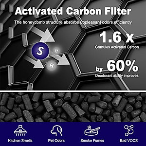 3 Pack 115115 HEPA Replacement Filter A Size 21 Compatible with Winix PlasmaWave C535 5300 5300-2 5500 5500-2 6300 6300-2 P300 AM90 9000 5000 5000B C909 9800 Air Purifier by PETOX