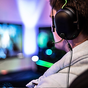 SaharaGaming Attachable Noise-Cancelling Microphone with Mute Switch Compatible with Mac, Windows PC, PlayStation 4, and More (3.5 MM)