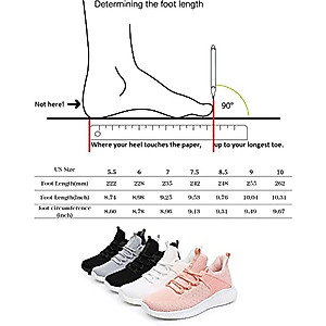Womens Workout Running Shoes - Breathable Comfortable Lightweight Shoes Tennis Sneakers for Walking Gym Work Beige