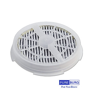 PUREBURG Replacement HEPA Filters Compatible with FridaBaby 3-IN-1 Air Purifier, Activated carbon 2-in-1 Air Clean Dust VOCs Odor PM2.5 Smoke,2-Pack