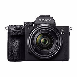 Sony Alpha a7 III Full Frame Mirrorless Digital Camera with 28-70mm OSS and FE 24-105mm f/4 G OSS Full-Frame Lens Bundle (6 Items)