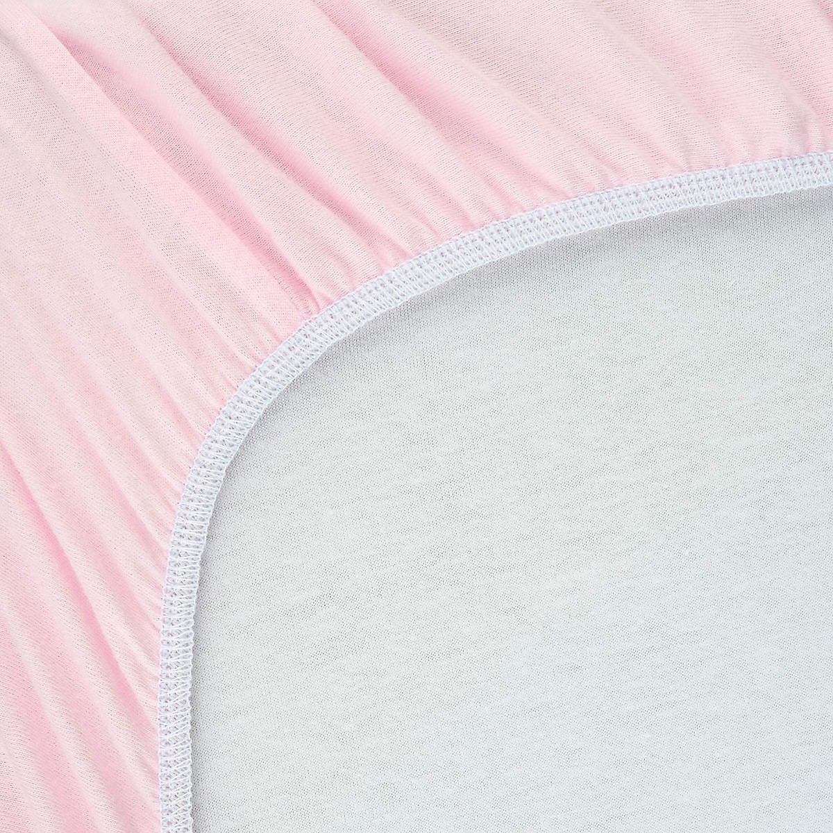 SheetWorld Fitted Baby Bassinet Sheet fits AMKE Baby Bassinet 20 x 31, 100% Cotton Jersey, Hypoallergenic, Butter Soft, Baby Pink, Made in USA