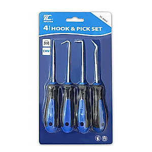 ROTATION Precision Hook and Pick Set for Automotive | 4-Piece Hand Tools