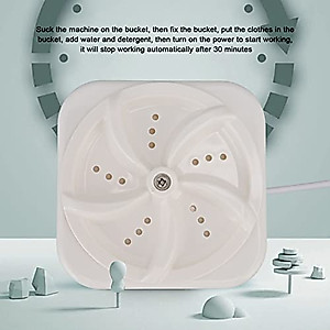 Leftwei Portable Washer Machine, 18W Mini Washing Machine Foldable Turbine Washing Machine Clothes Washing Machines Mini Clothes Washer for Socks Underwear T Shirt Ties