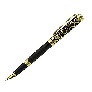 Lanxivi Duke Sapphire Fude Pen Calligraphy Fountain Pen Fine to Broad Size for Signature and Art Drawing