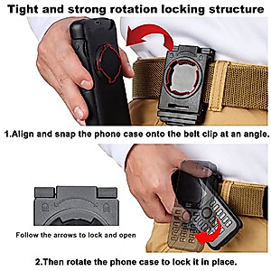 iGuerburn Belt Clip for Cisco 8821 and Cisco 8821-EX Wireless VoIP Phone