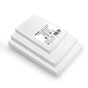 [2024 New] 6" x 10", 8" x 12" and 11" x 16" Precut Bags, 150 Count, Vacuum Sealer Bags for Food, Great for Food Storage, Sous Vide and Meal Prep, Wevac Lite