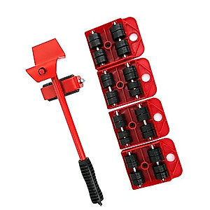Akozon Heavy Duty Furniture Mover Tool - Transport Shifter with Rolling Wheels for Easy Furniture Relocation