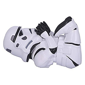 Nemesis Now Original Stormtrooper Sci-Fi Wine Bottle Holder Figurine, White, One Size