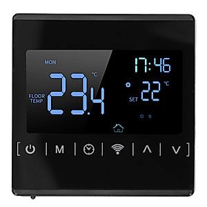 Touch Screen for Smart Thermostat WiFi Programmable Thermostat Floor Heating Controller Touch Screen WiFi Programmable Thermostat Industrial Supplies