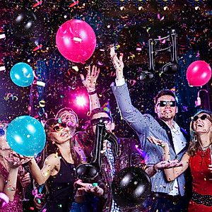 141 Pieces Music Birthday Party Decorations Includes Black Red Blue Musical Balloon Kit Garland Music Note Balloons for Boys and Girls Music Party Birthday Short Video Decor (Simple Style)