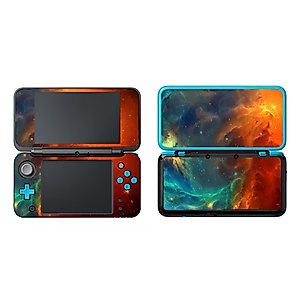 UUShop Protective Vinyl Skin Sticker Cover Wrap for New Nintendo 2DS XL/LL (Cosmic Nebula)