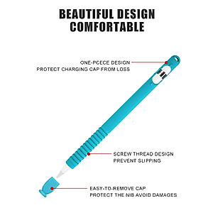 Case for Apple Pencil Holder for Apple Pencil Accessories Cover for Apple Pencil 1st Generation Sleeve for Apple Pencil with Protective Nib Cover Compatible with Apple Pencil 1st Generation Sky Blue