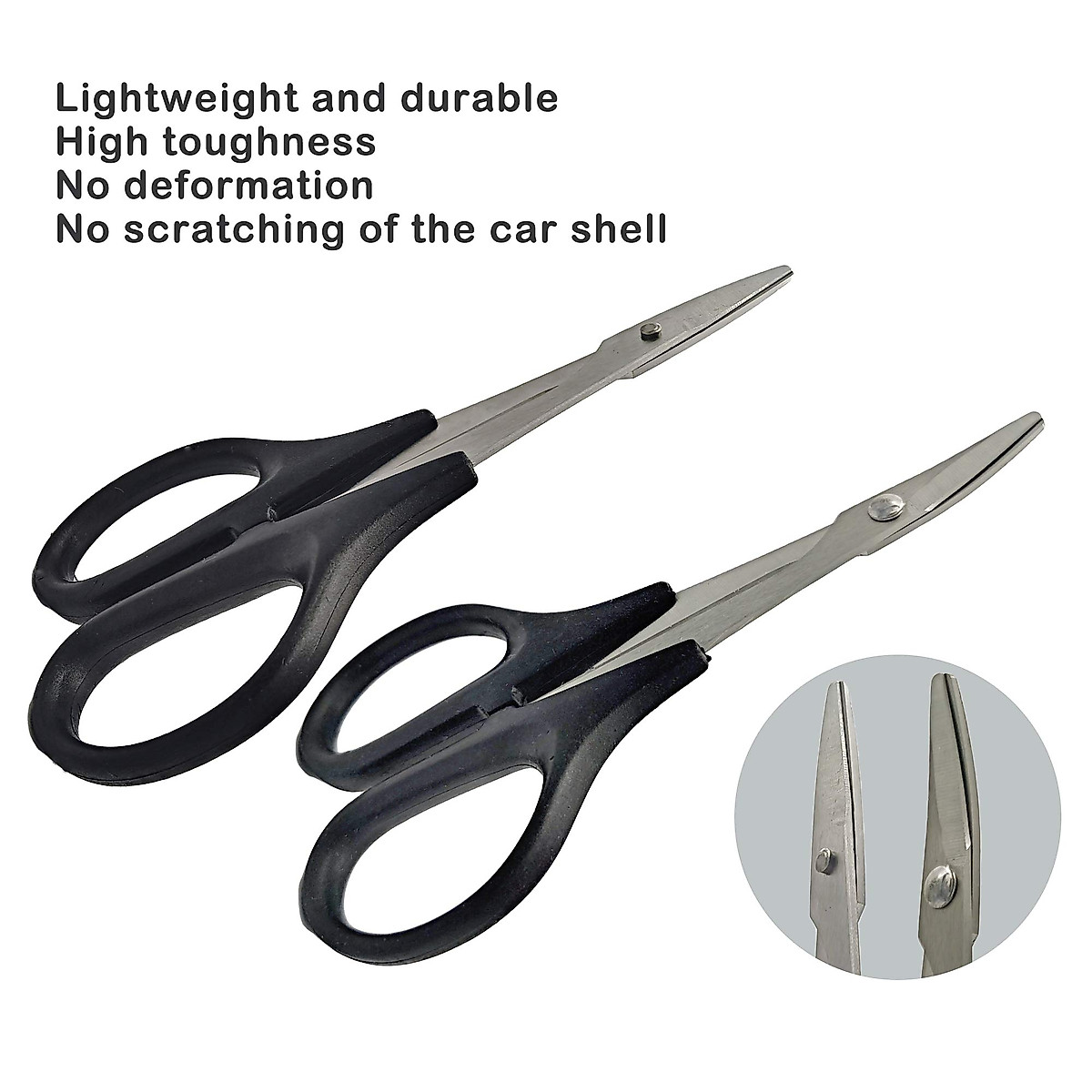 HOPLEX RC Body Reamer 0-14mm Hole Puncher with Sleeve and Curved Scissors & Straight Scissors Set RC Car Body Mounting for RC Car Truck Bodyshell Hobby Repair Tools