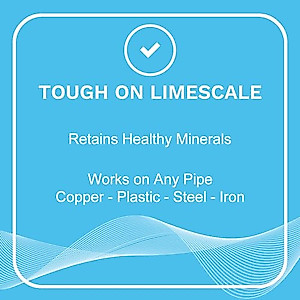 EDDY Inductive No Salt Water Softener Alternative | Electronic Water Descaler for Whole House | Reduces Limescale | Electromagnetic Water Conditioner