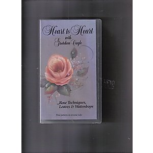Painting, Heart to Heart Rose, Leaves & Waterdrops Techniques