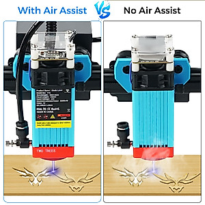 Twotrees Air Assist for Laser Engraver - Durable Adjustable Speed air Pump for Engraver with for Twotrees TTS 25 TTS55 TTS10 TTS55 Pro TTS10 Pro Laser Engraver.