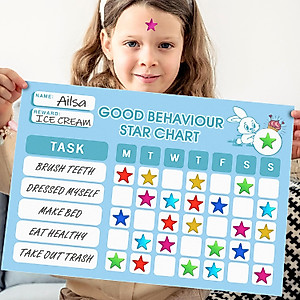 Yidelly 1200 Pack Foil Metallic Star Stickers, 10 Sparkling Colors Self-Adhesive Sticker for Kids Reward, 0.6" Diameter