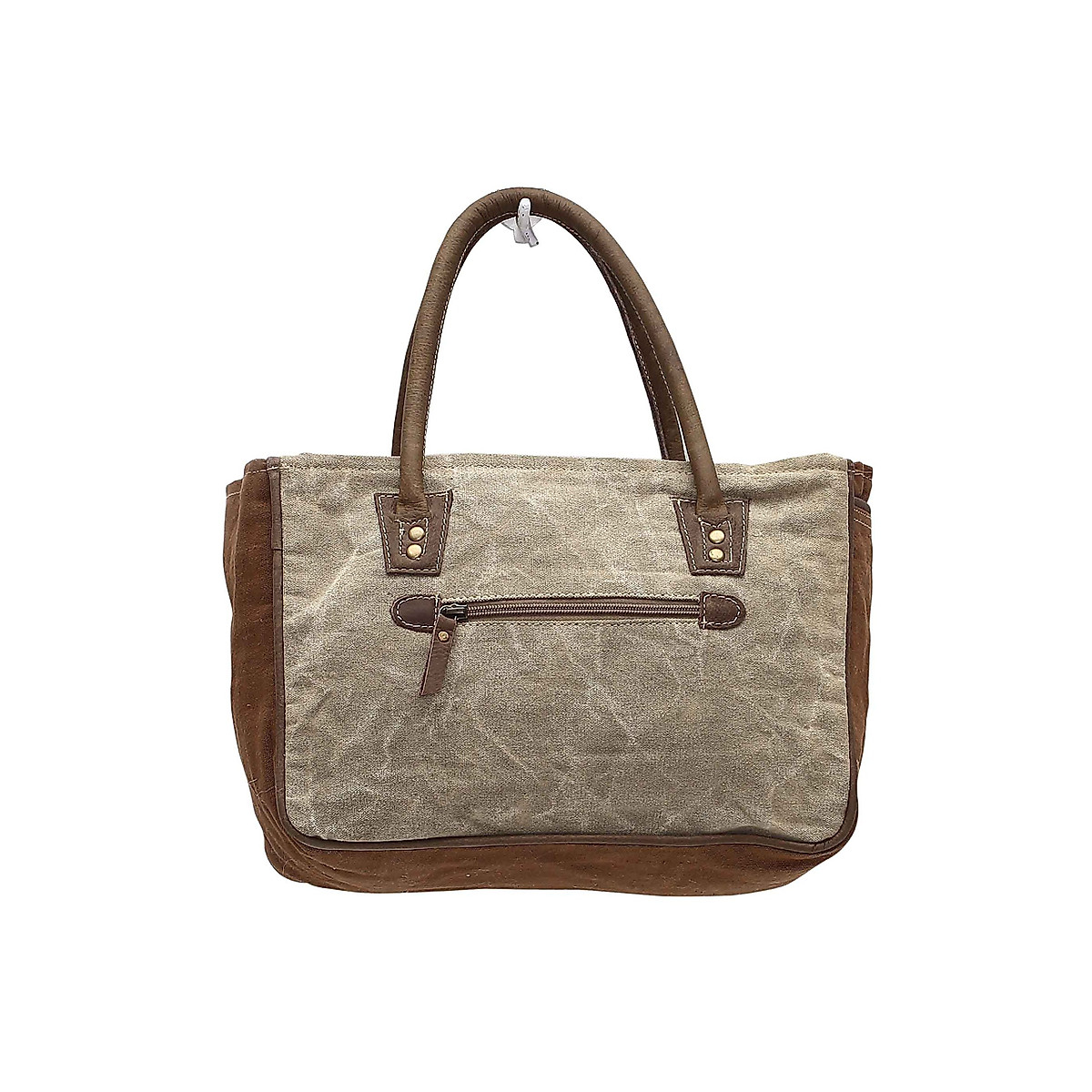 Myra Bags Rock Star Upcycled Canvas Hand Bag S-1045