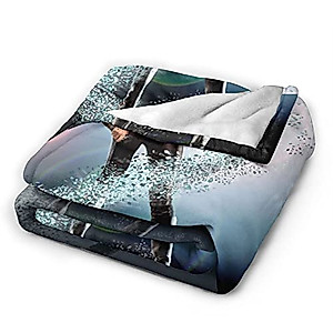 AzudyaPle Flannel Blanket Carrie Singer Underwood Throw Blanket Air Conditioning Blanket for All Season Living Room Bedroom 80"x60"