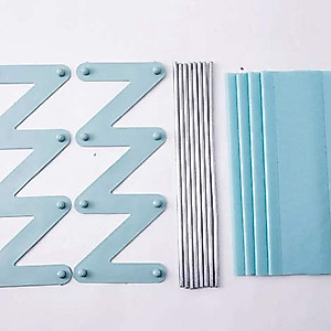 TAZSJG Creative Shoe Rack 4 Layers Stainless Steel Non-Woven Assembly Storage Rack Folding Simple Bookshelf Home Dormitory Organization