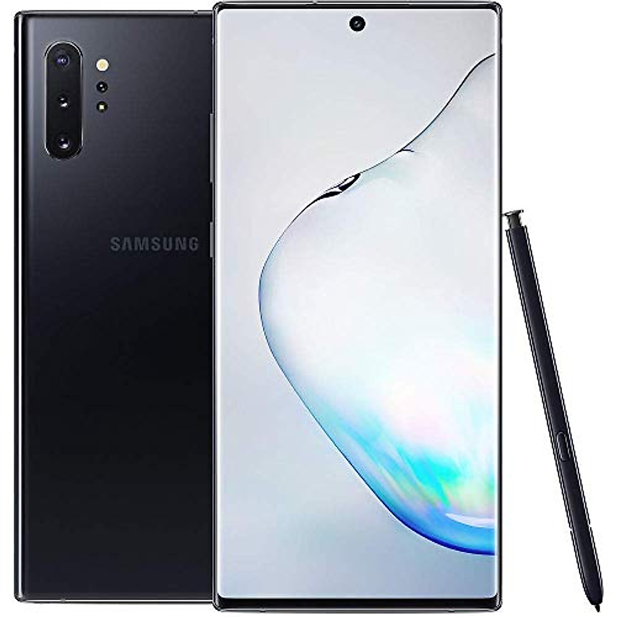 Samsung Galaxy Note 10+ N975F/DS, 4G LTE, International Version (No US Warranty), 256GB, Aura Black - GSM Unlocked