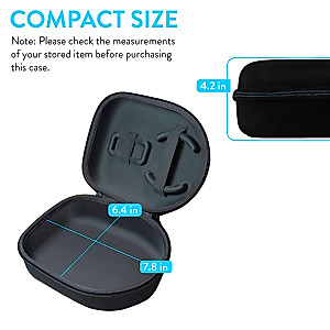 TUDIA EVA Case Compatible with SteelSeries Arctis Pro Gaming Headset, Hard Travel Shockproof Storage Case for Gaming Headset