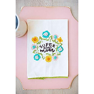 Super MOM Floral Towel