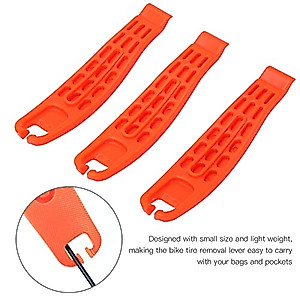 Kadimendium Bike Tire Removing Lever, Bike Tire Levers Enhanced Stability Rust Proof Portable for Road Bike Maintenance