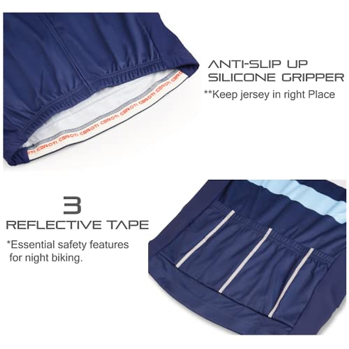 CEROTIPOLAR Standard Fit Cycling Bike Jerseys Fleeced, Fall Winter Long Sleeve Bicycle Jackets