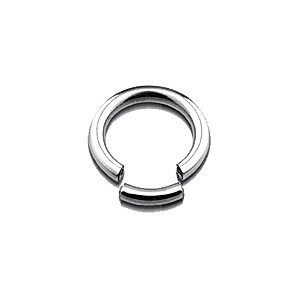 FIFTH CUE Seamless 316L Surgical Steel Segment Ring (10G - 1/2" 12mm)