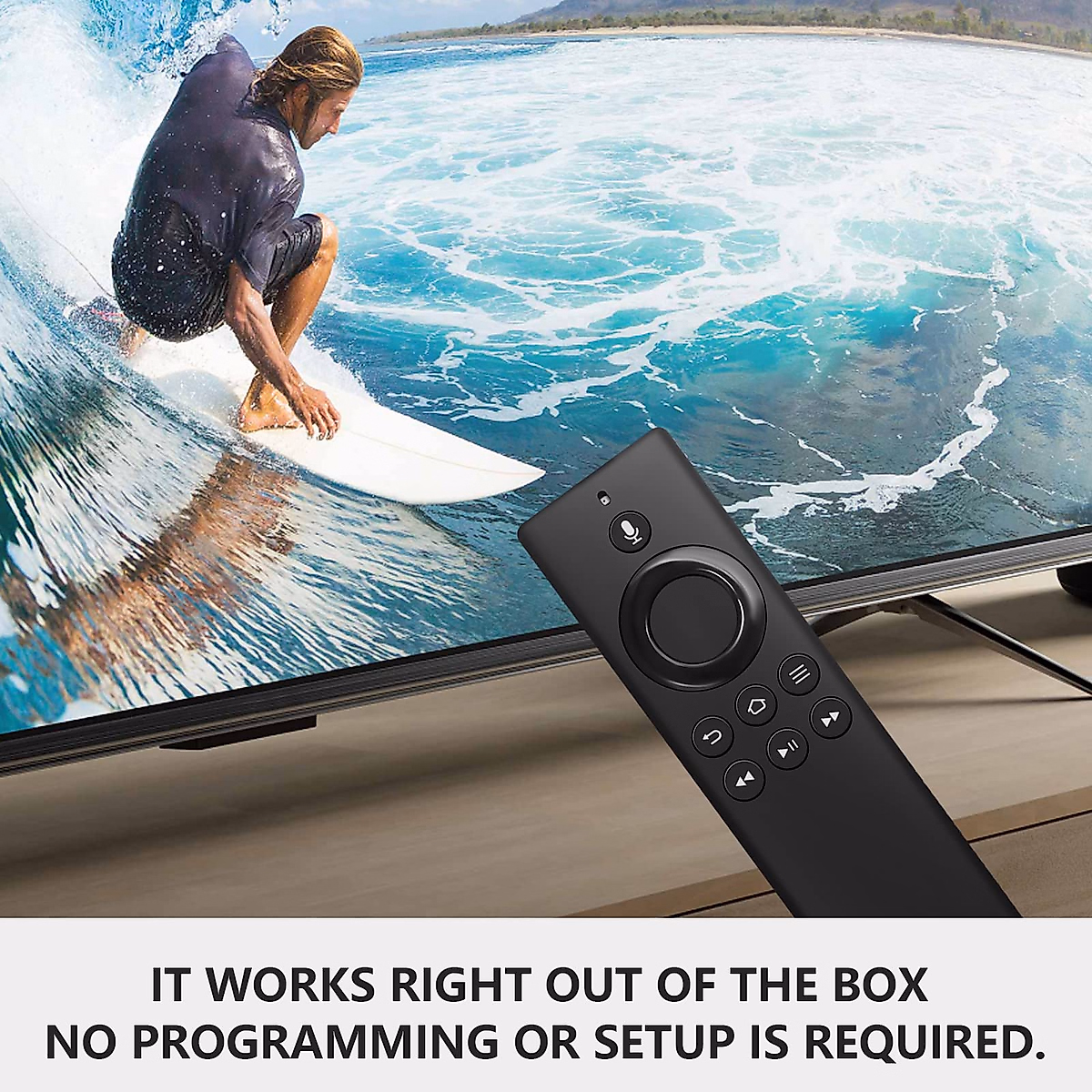 1nd Gen Replacement Voice Remote Control DR49WK B fit for Amazon TV, Amazon TV Box, Amazon TV Stick Box, Amazon TV Cube (1st Gen,2nd Gen) Amazon TV Firstick (2nd Gen,3rd Gen, Lite,4K,LY73PR)