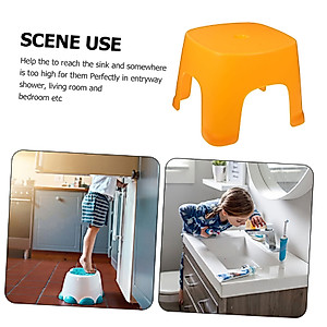 Cabilock Low Stool Toilet Step Stool for Adults Toilet Stepping Foot Stool Bathroom Step Stool Step for Toddlers Toddler Steps for Bathroom Foot Stool for Office Home Foot Stool