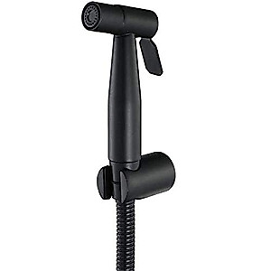 JIYTG Shower Kit Bidet Muslim Shower tap into a Shower or Bidet Toilet Spray Gun Inlet Pipe Full Set of Booster Spray Guns