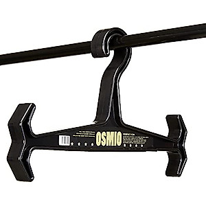 YCJ OSMIO (3 Pack) Heavy Duty Hanger for Tactical Attachments, Weight Vest, Diving Equipment, Wetsuit and Scuba BCD (Black)